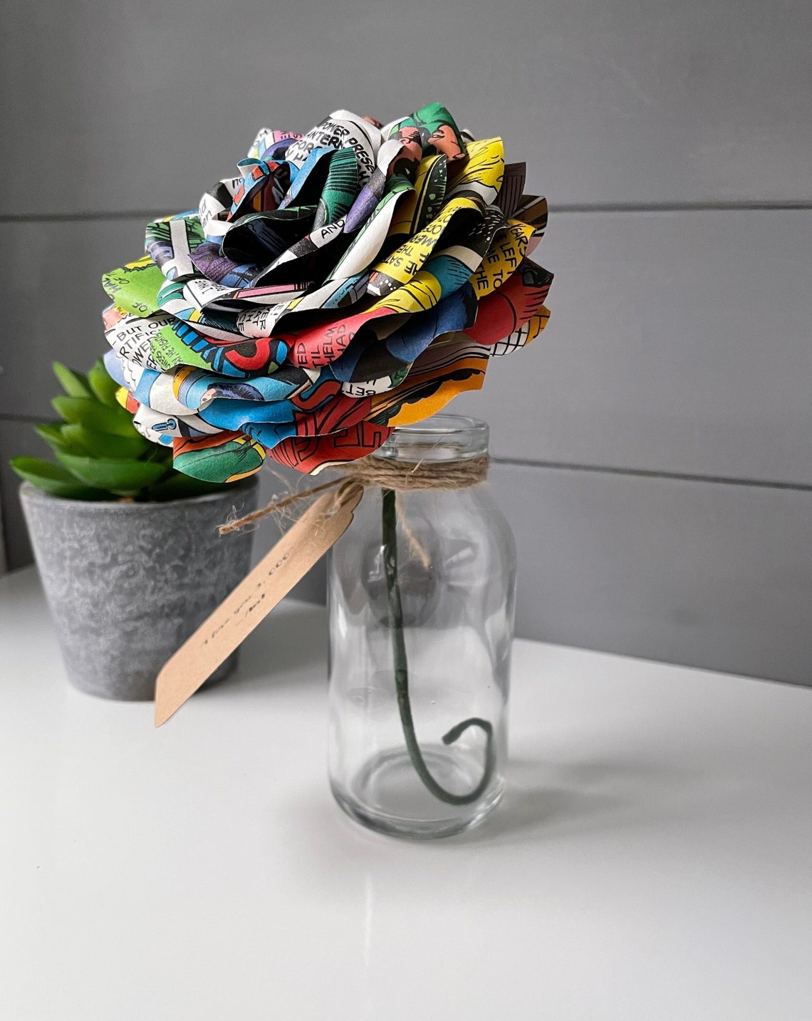 Comic Flower Vintage Comic Book Comic Book Gift With | Etsy