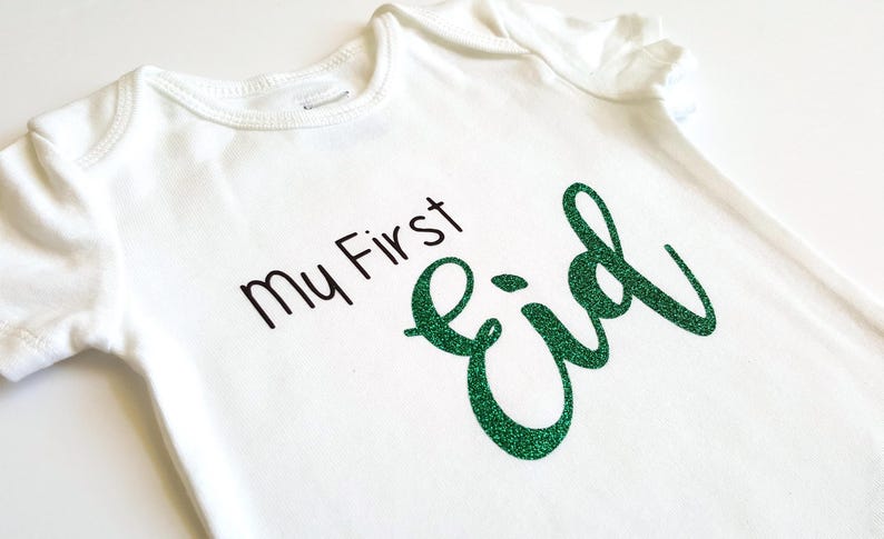 My First Eid Bodysuit, Eid Mubarak, Ramadan, Eid Al Fitr Adha, Cute ...