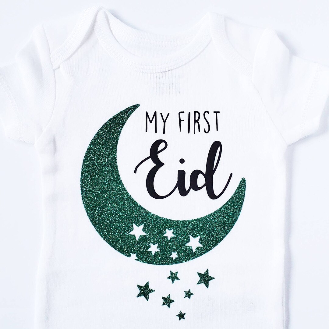 My First Eid Bodysuit, Eid Shirt, Ramadan, Eid Al Fitr Adha, New Baby ...