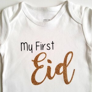 My First Eid Bodysuit, Eid Mubarak, Ramadan, Eid Al Fitr Adha, Cute ...