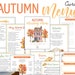 PRIMER AUTUMN Morning Menu Pages Homeschool Morning Basket Calendar ...