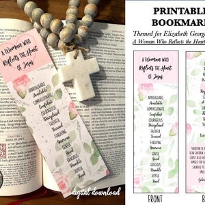 Printable Bookmark for Your BIBLE or A Woman Who Reflects the Heart of ...