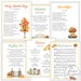 PRIMER AUTUMN Morning Menu Pages | Homeschool Morning Basket | Calendar ...