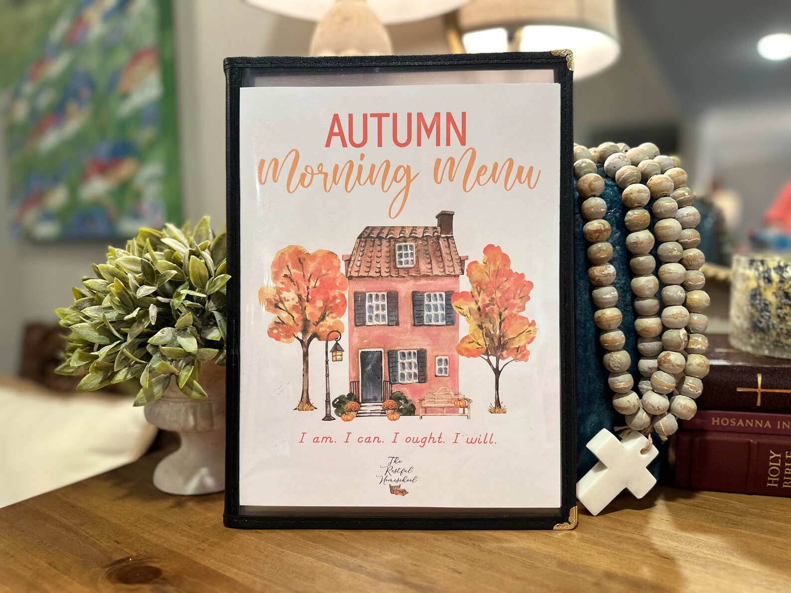 PRIMER AUTUMN Morning Menu Pages | Homeschool Morning Basket | Calendar ...