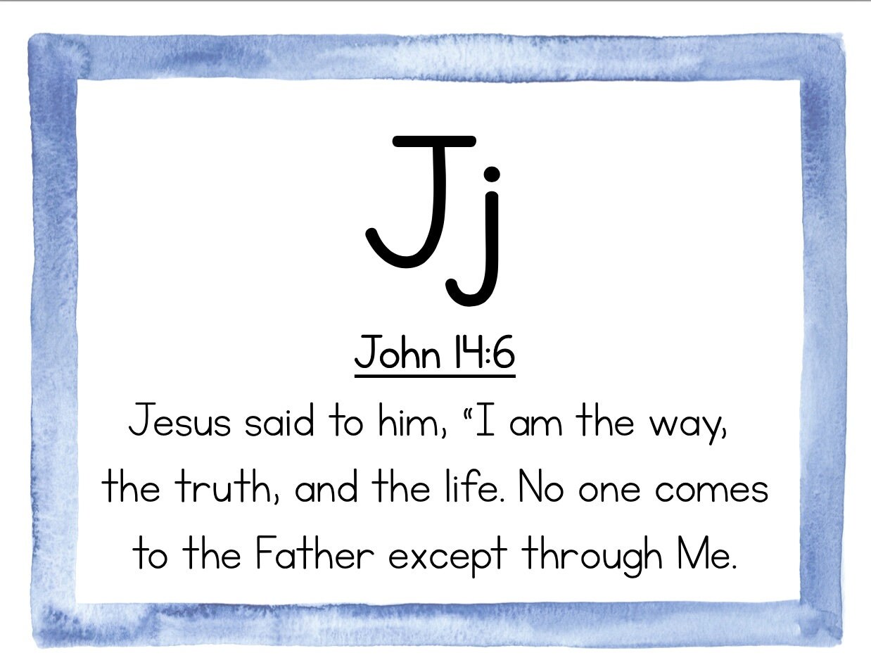 NKJV ABC Scripture Cards & Posters | Homeschool Printable (digital ...