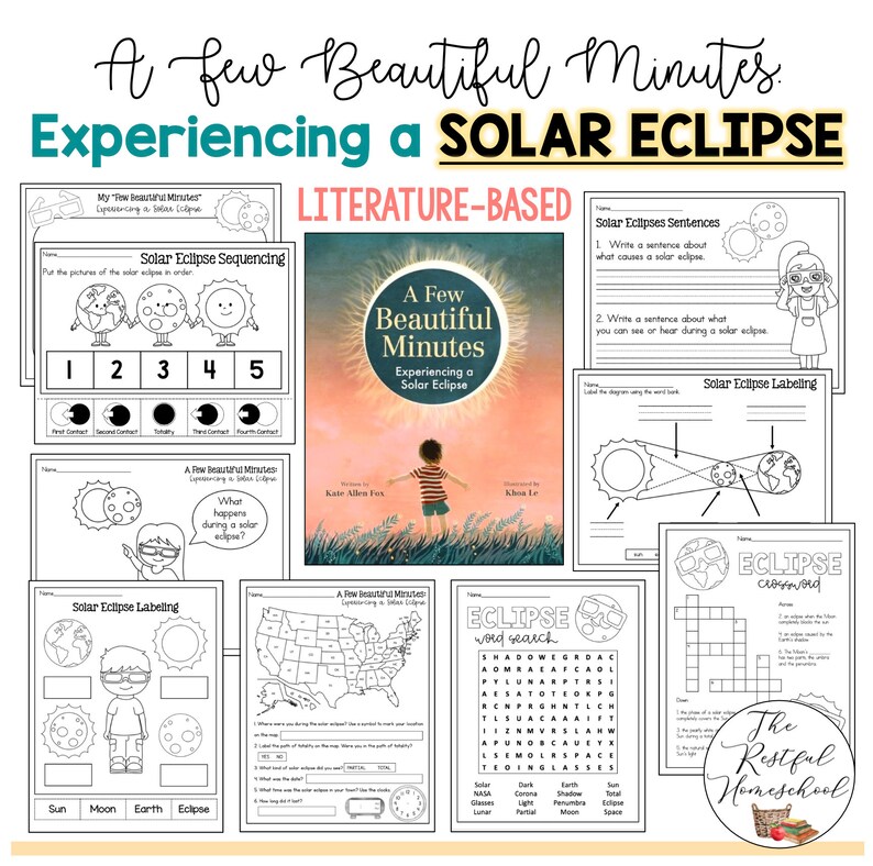 SOLAR ECLIPSE Activities: A Few Beautiful Minutes Experiencing a Solar ...
