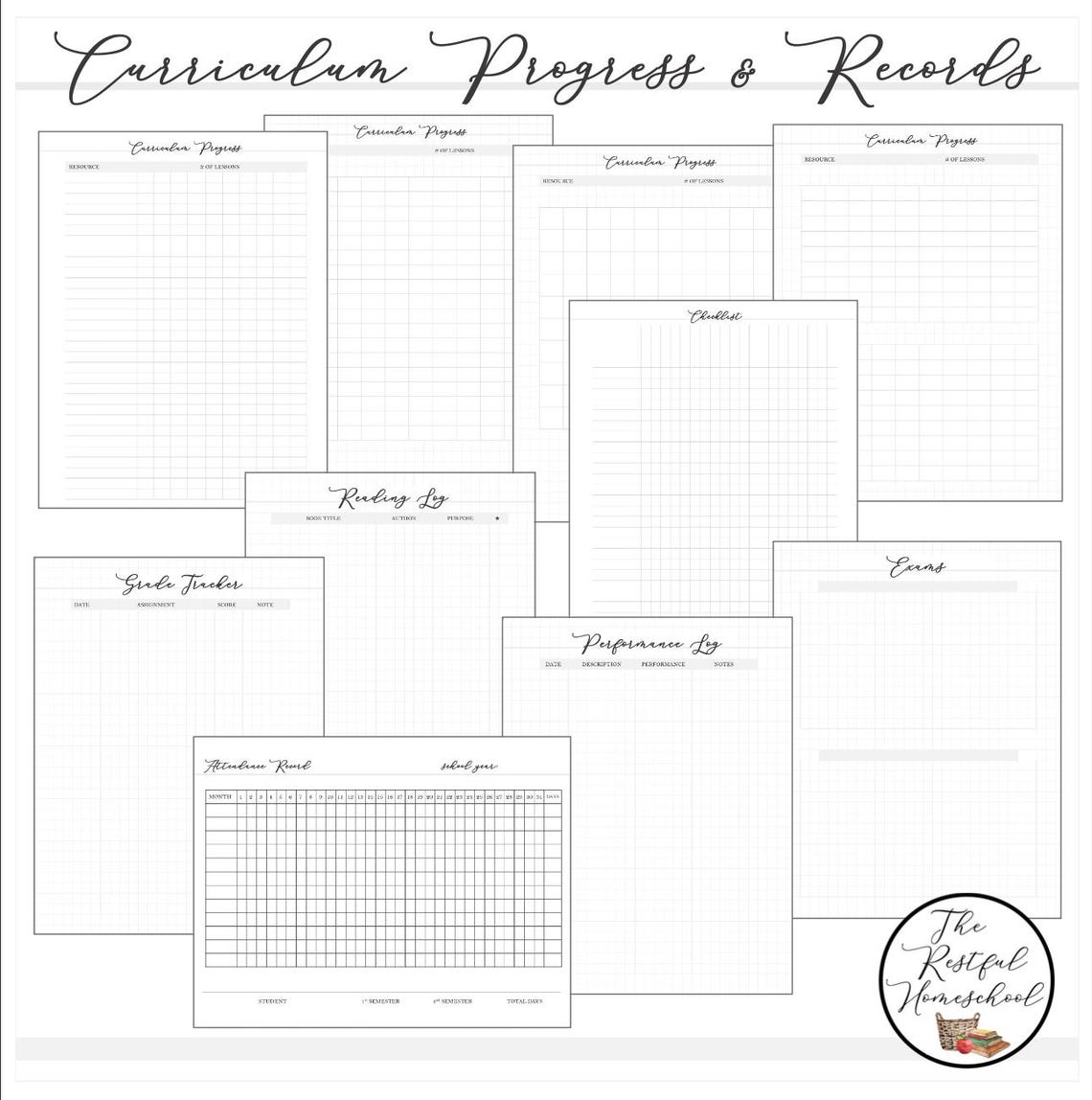 Homeschool Planner 2025-2026 | Printable Homeschool Planner | Weekly ...