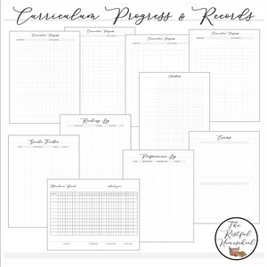 Homeschool Planner 2025-2026 | Printable Homeschool Planner | Weekly ...