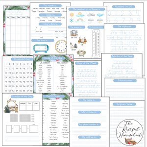 PRIMER WINTER Morning Menu Pages Homeschool Morning Basket Calendar ...