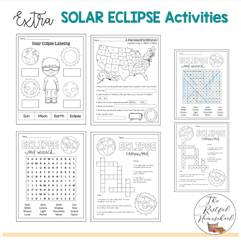 SOLAR ECLIPSE Activities: A Few Beautiful Minutes Experiencing a Solar ...