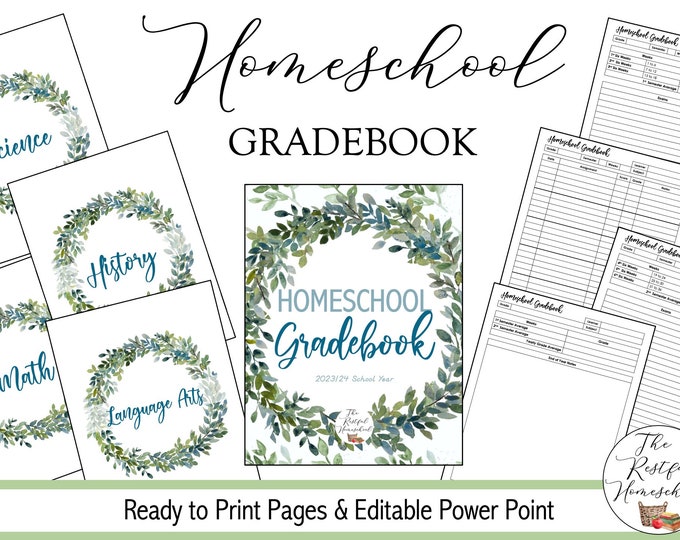 Grade Book Page // - Etsy