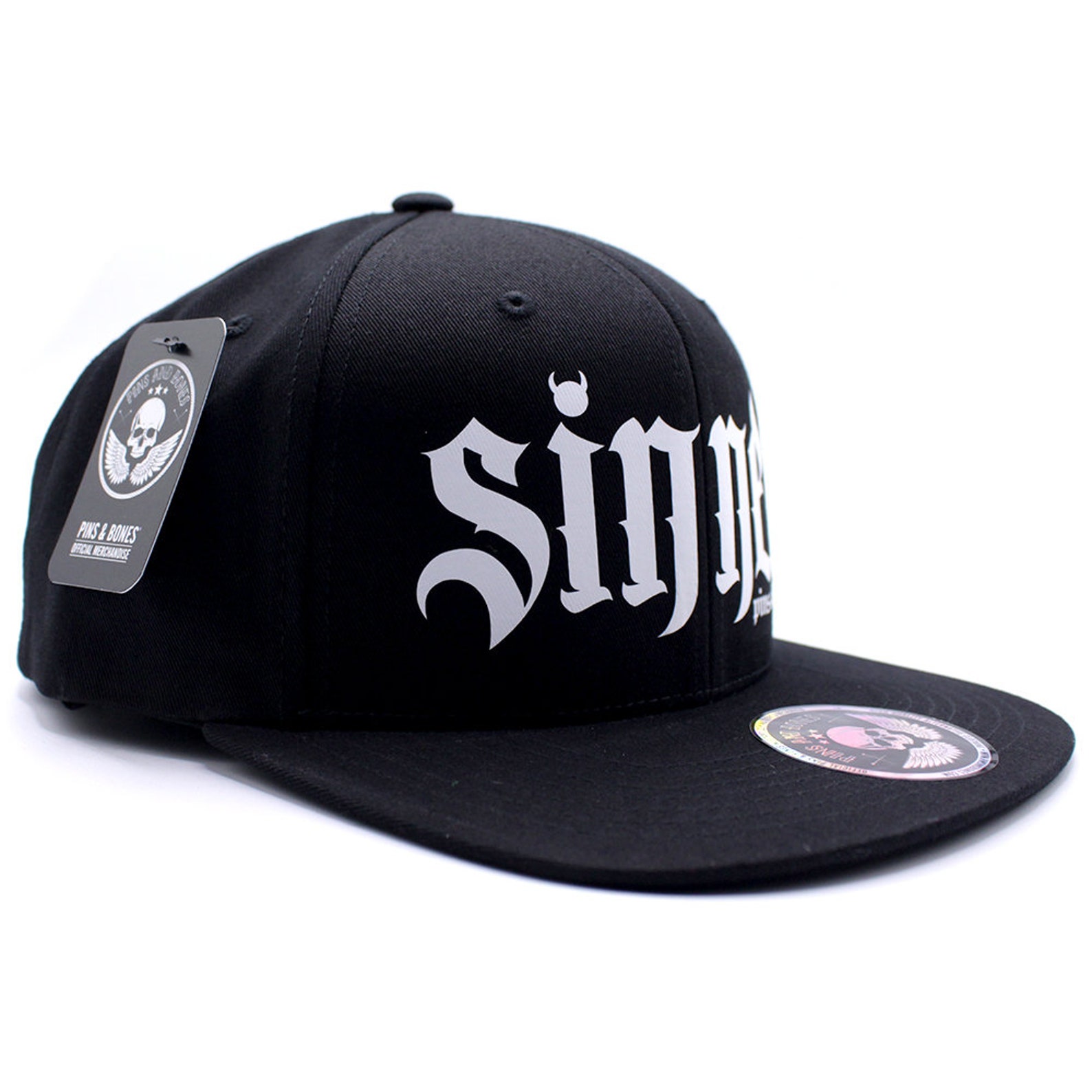 Pins & Bones Sinner, Goth Hat, Alternative Fashion, Black Gothic ...