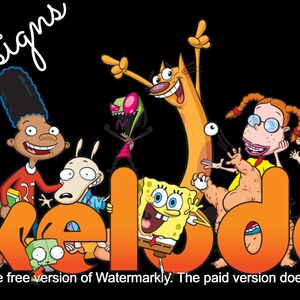 Nickelodeon PNG, Vintage, Retro, Nostalgia, Cartoon Png, Vintage ...
