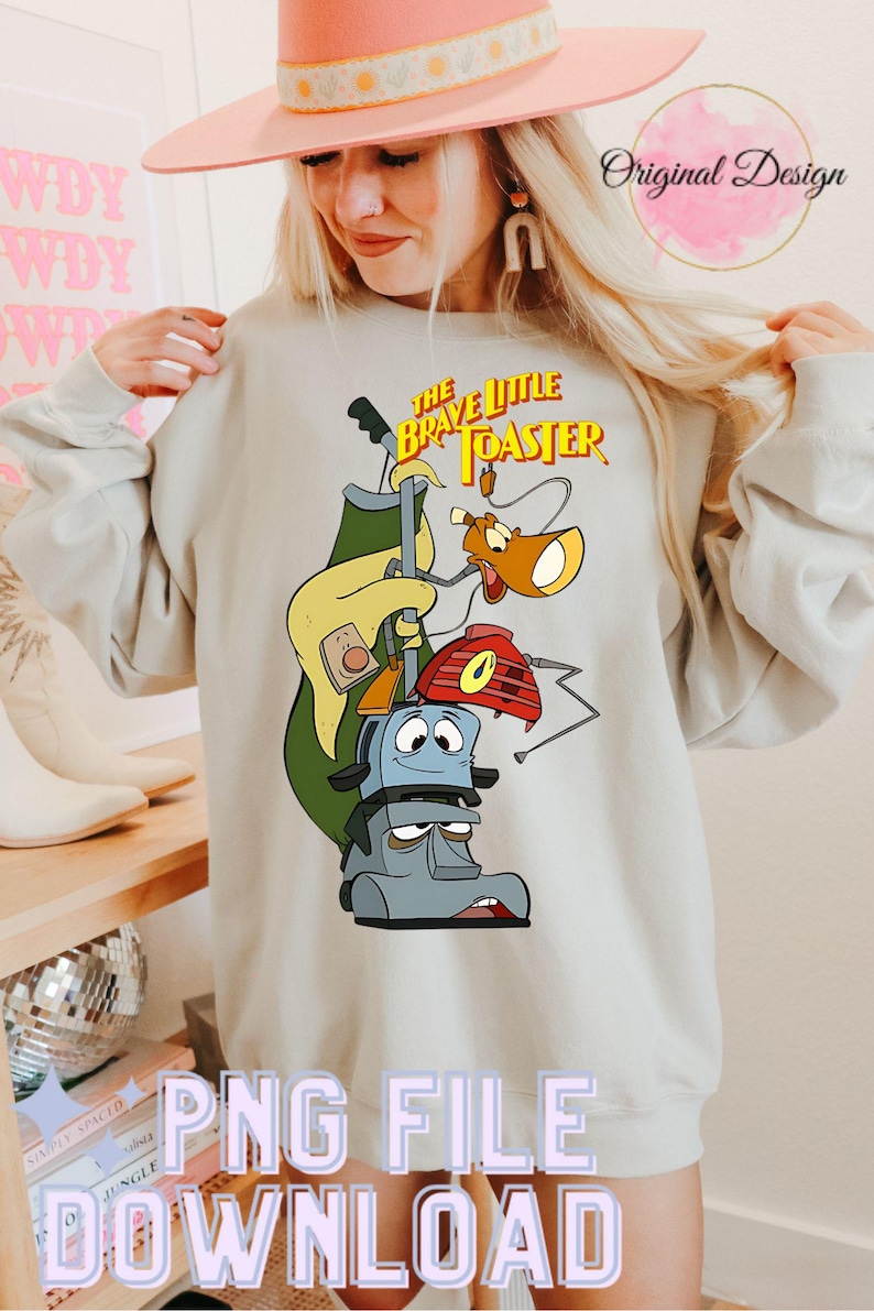 The Brave Little Toaster, Brave Little Toaster, Digital File, Png, Dtf ...