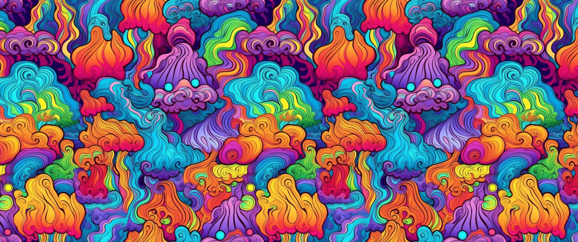 Psychedelic Smoke Png, Cup Wrap Png, Libby Cup Wrap Png, 16 and 20 Oz ...