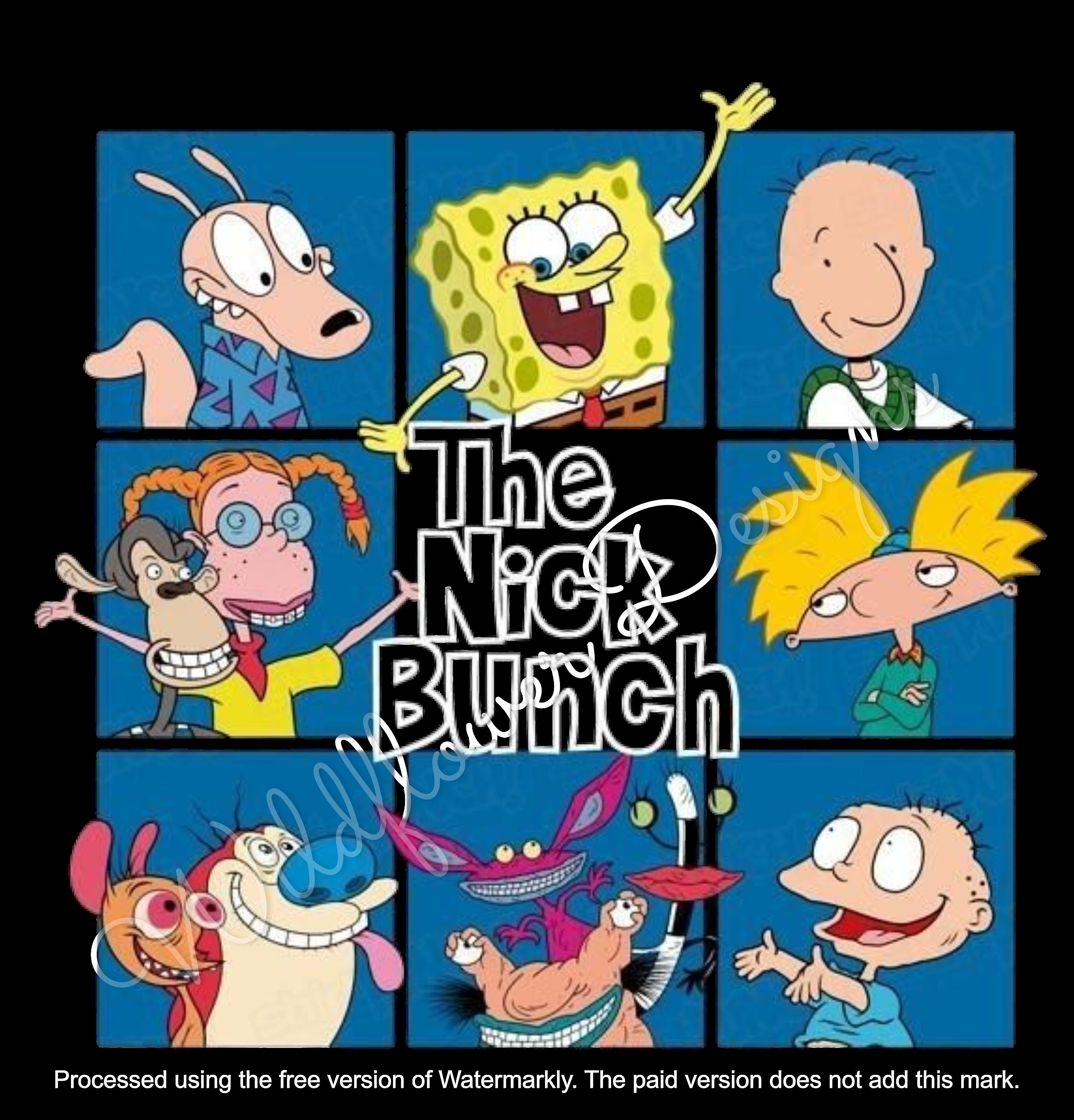 The Nick Bunch Png, Nickelodeon, Retro, Rugrats, Digital File - Etsy
