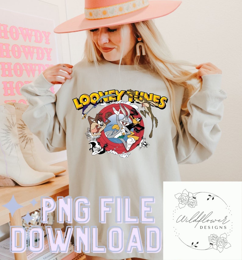 Looney Tunes, Looney Tunes PNG, Retro, 90s, 2000s, Nostalgia - Etsy