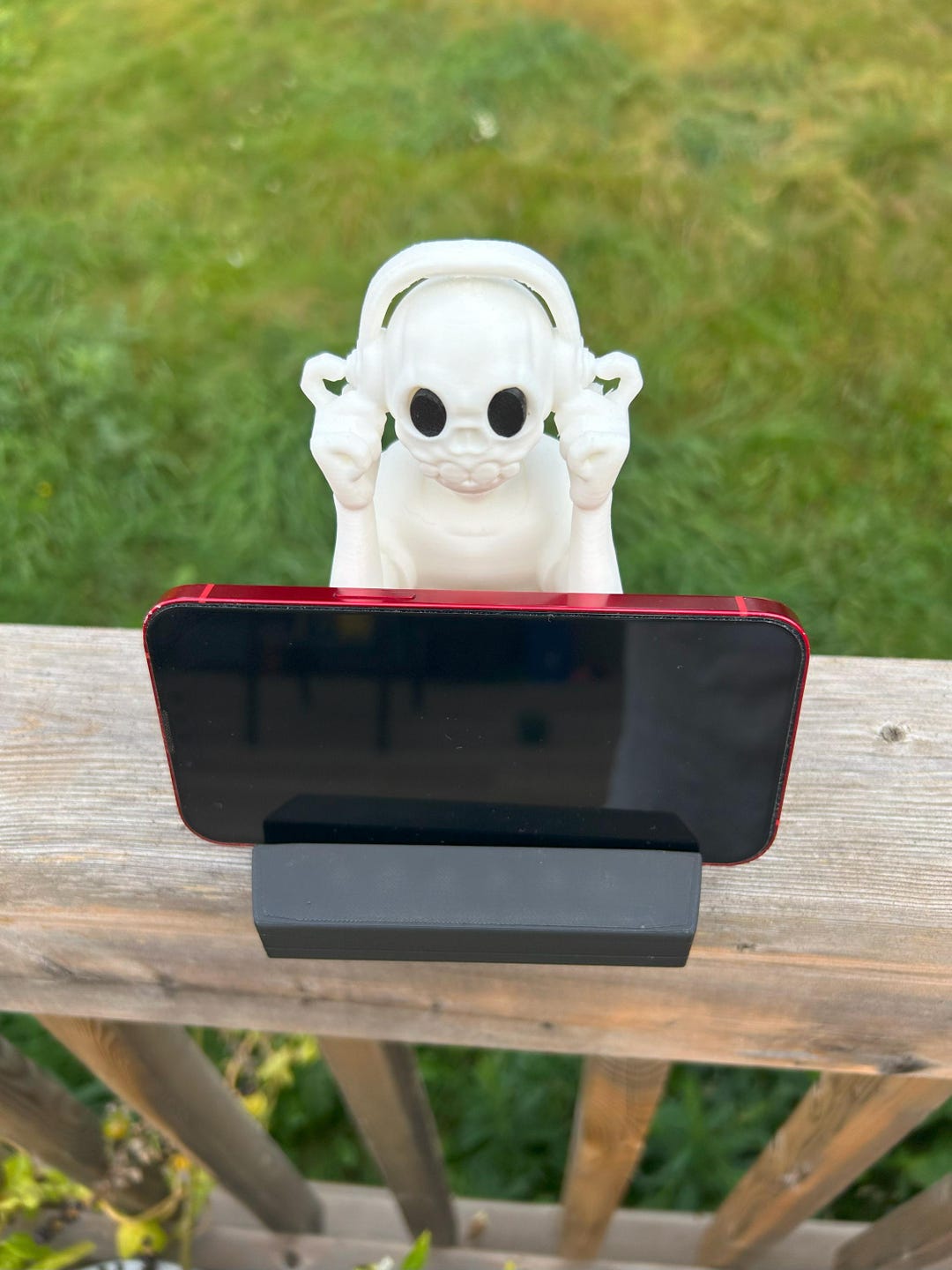 Skeleton Headphones Phone & Tablet Holder – Unique 3d-printed Desk ...