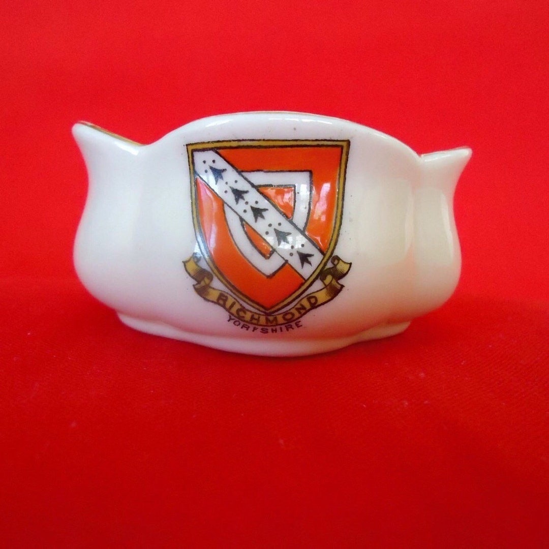 Vintage Carlton China Clover Bowl, Richmond Yorkshire Souvenir - Etsy