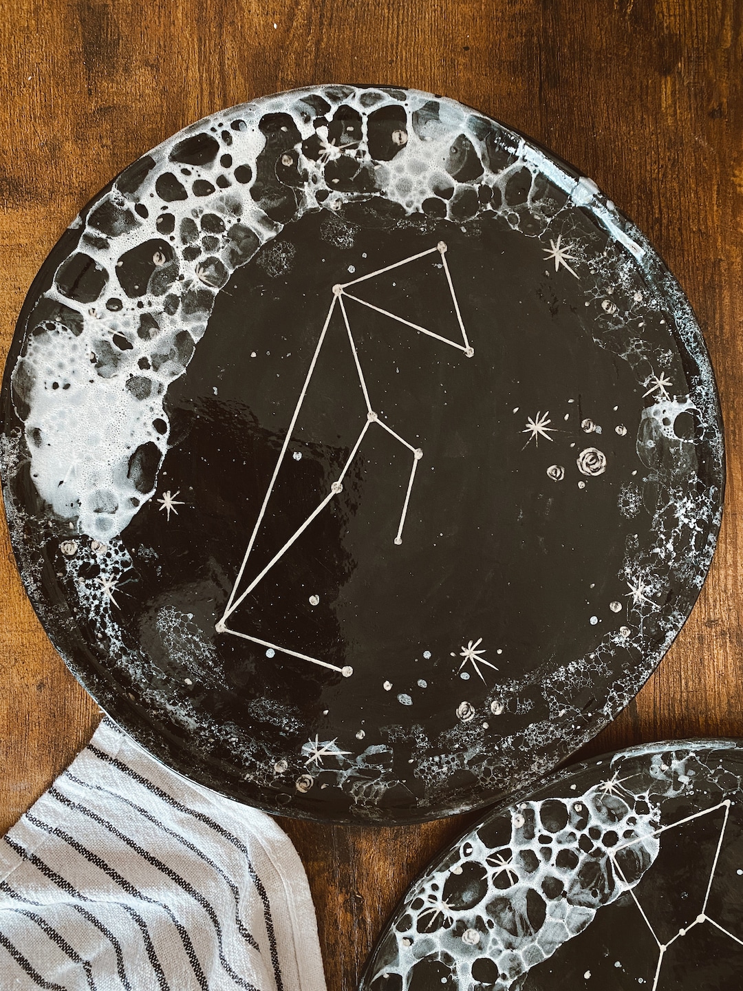 Handmade Ceramic Space Plate Galaxy Star Dinner Plates - Etsy