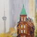 Gooderham Building CN Tower Toronto Watercolor Painting Prints You Will ...