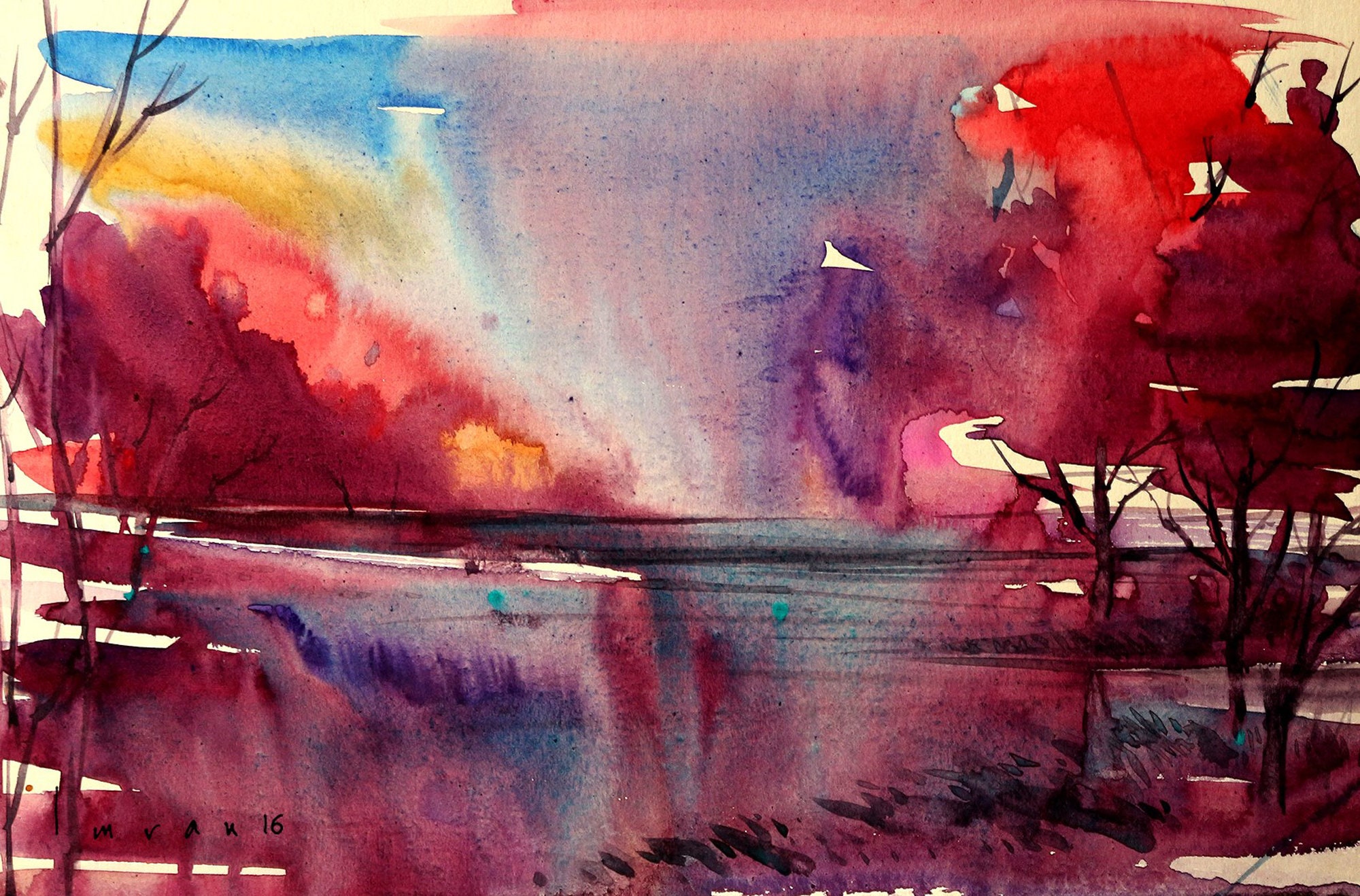 Watercolor Abstract Techniques