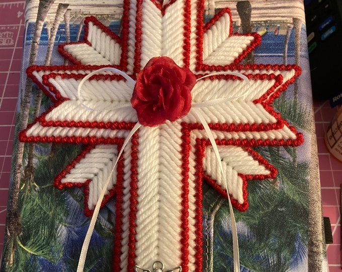 Plastic Canvas 3 Tier Cross. - Etsy