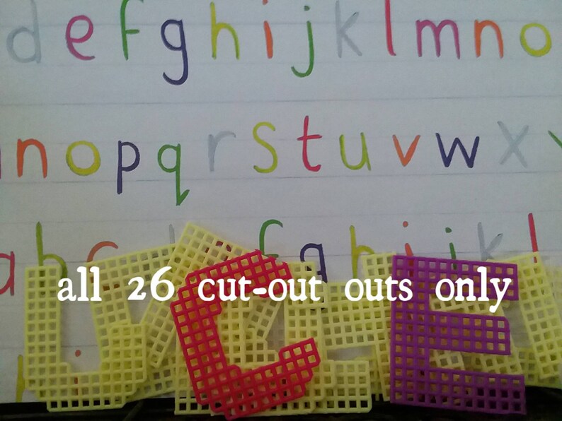 26 Small Letter Cut Outs - Etsy