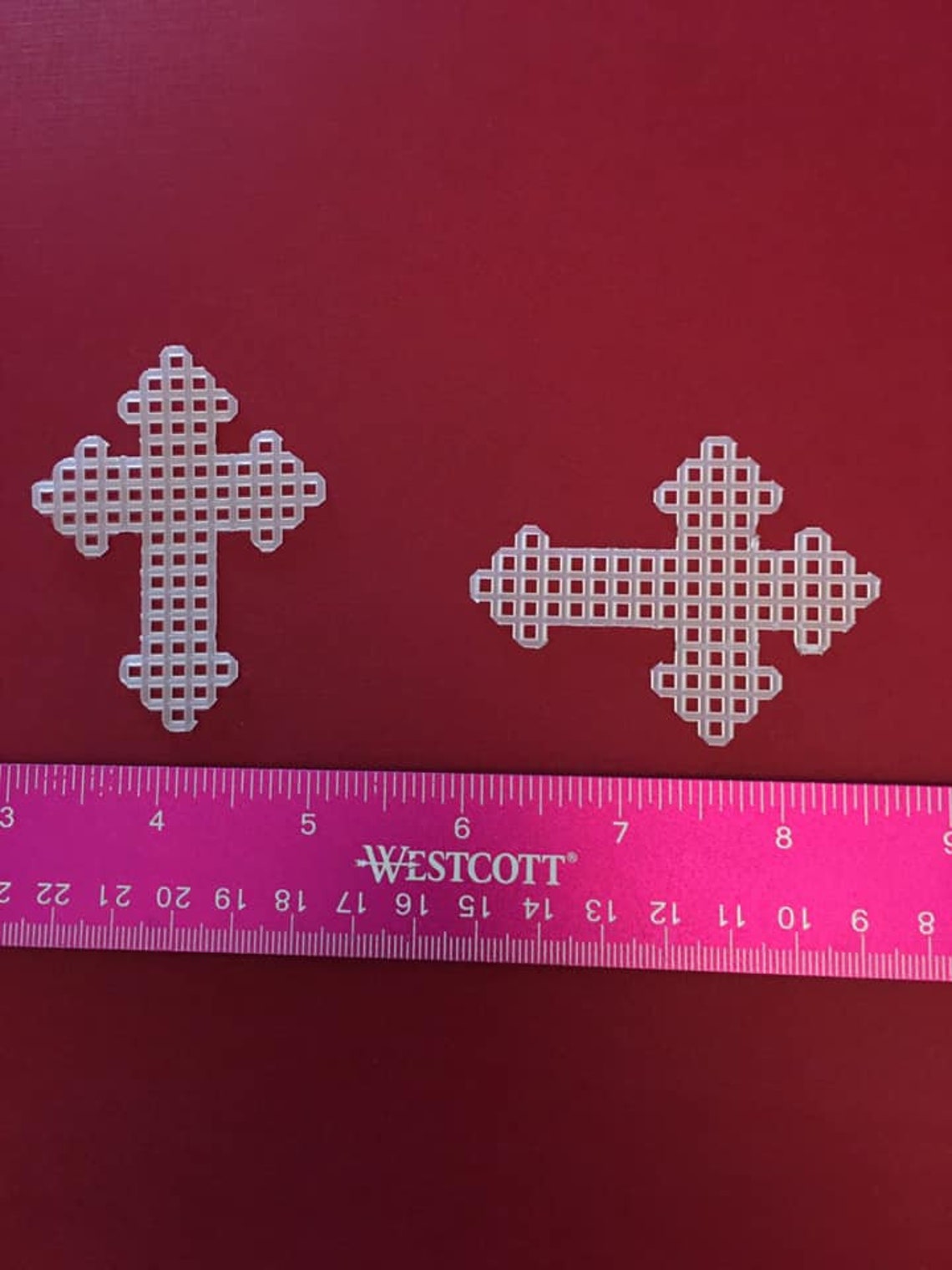 10 pk. Mini cross cut outs. | Etsy