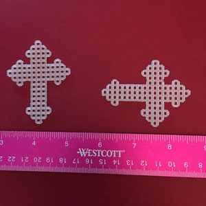 10 Pk. Mini Cross Cut Outs. - Etsy