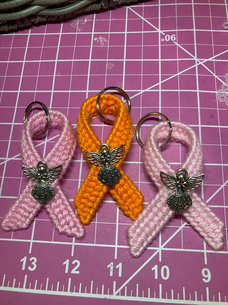 Angel Ribbon Key Chains - Etsy