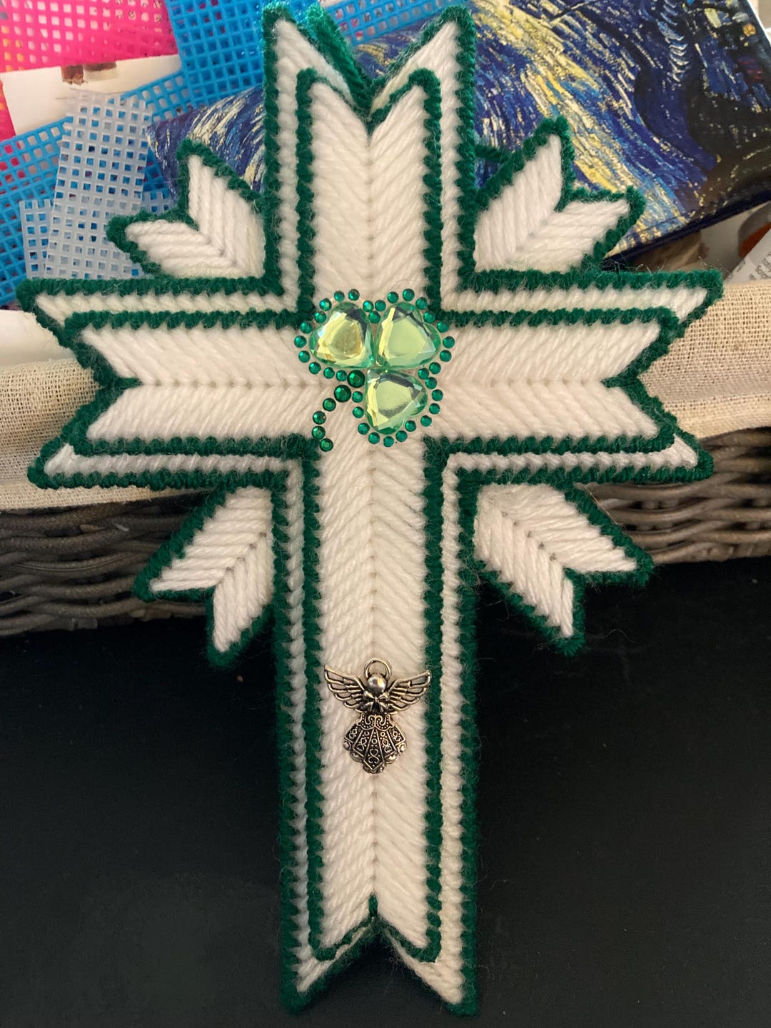 Plastic Canvas 3 Tier Cross - Etsy