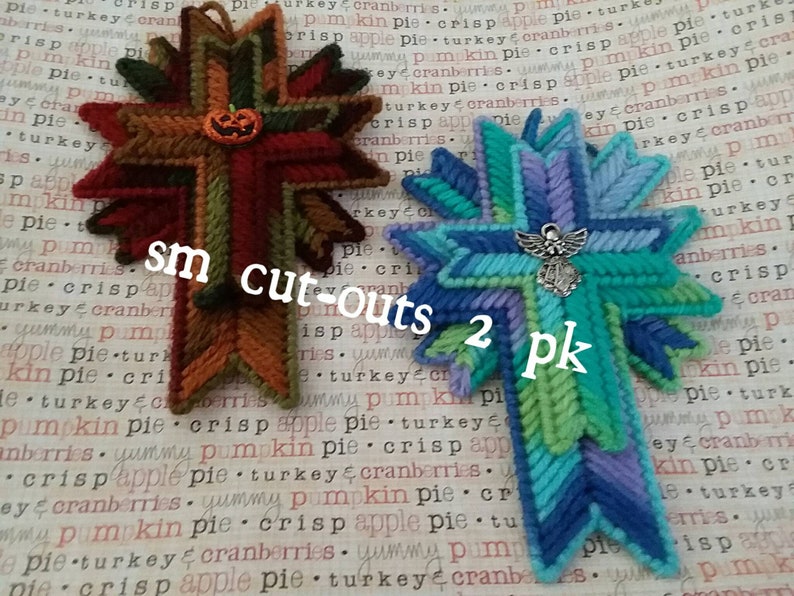 Small 3 Tier Cross Cut Outs. 2 Pk - Etsy
