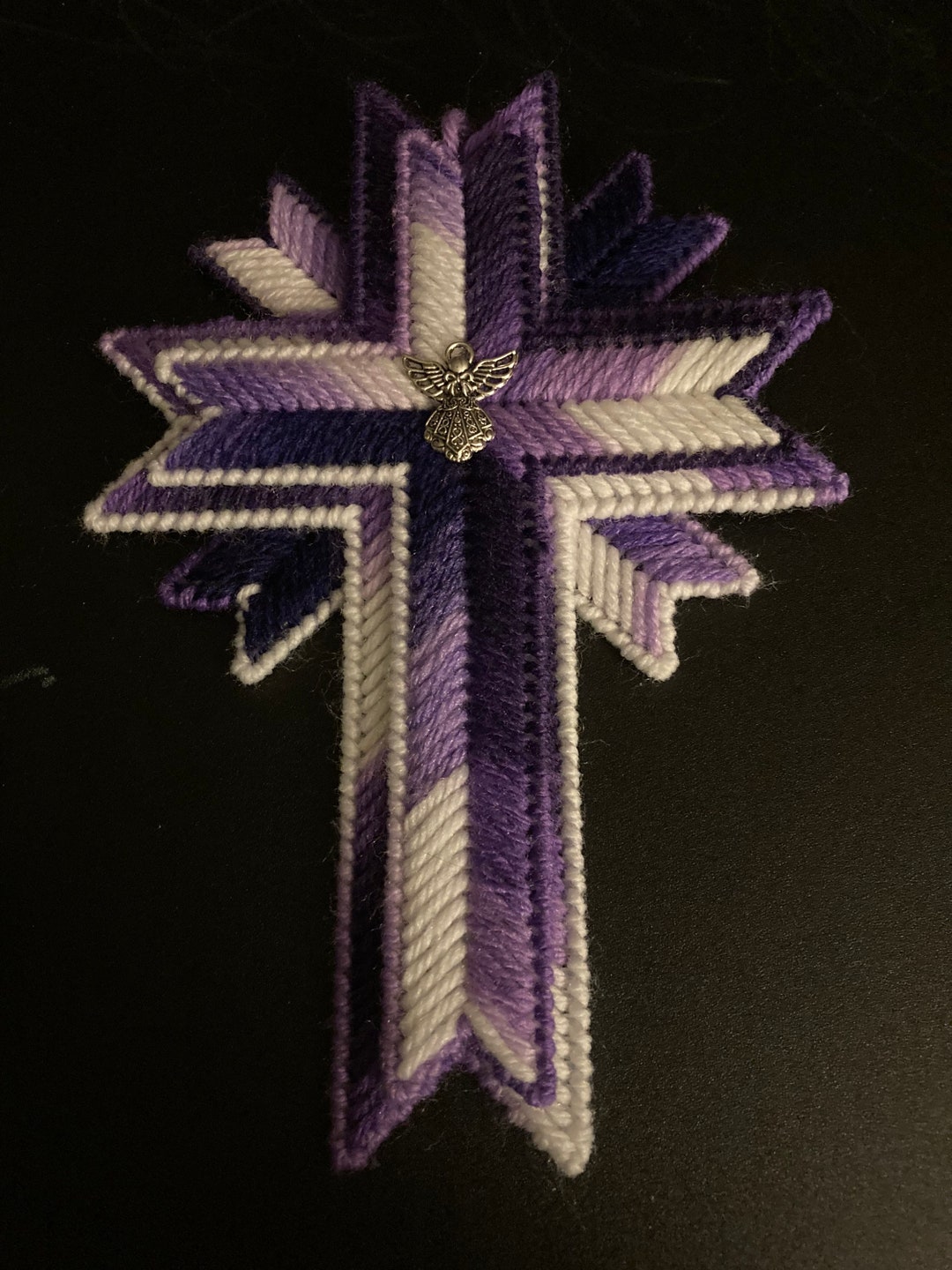 Plastic Canvas 3 Tier Cross - Etsy