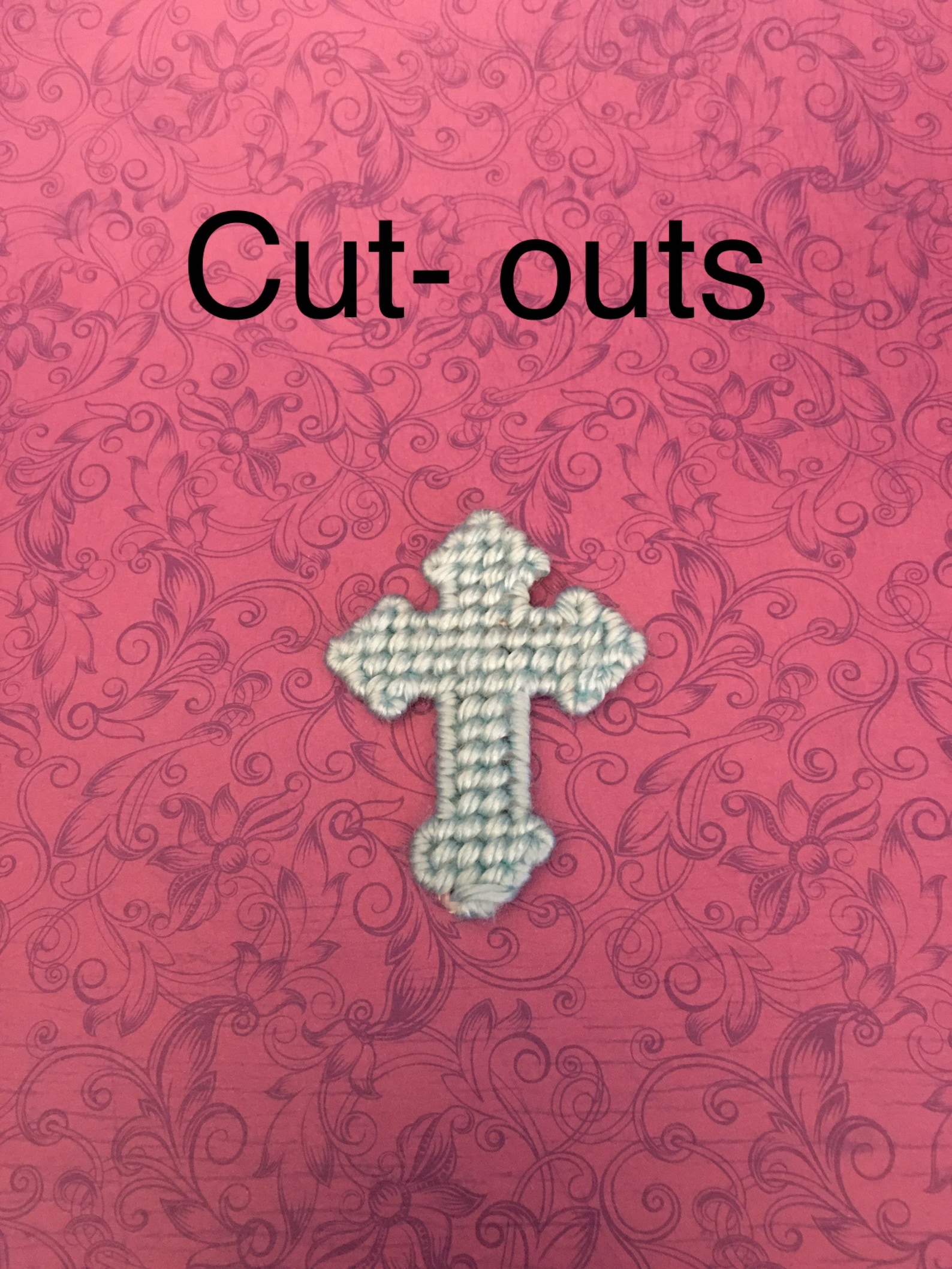 10 pk. Mini cross cut outs. | Etsy