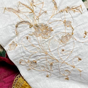 Antique Gold Metallic Embroidery - Etsy