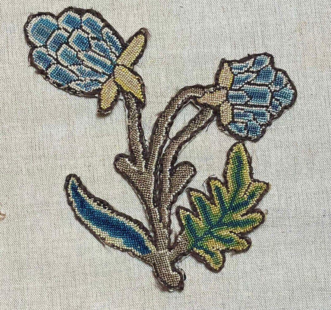 Jacobean Crewelwork Slip 17th Century Embroidery - Etsy UK