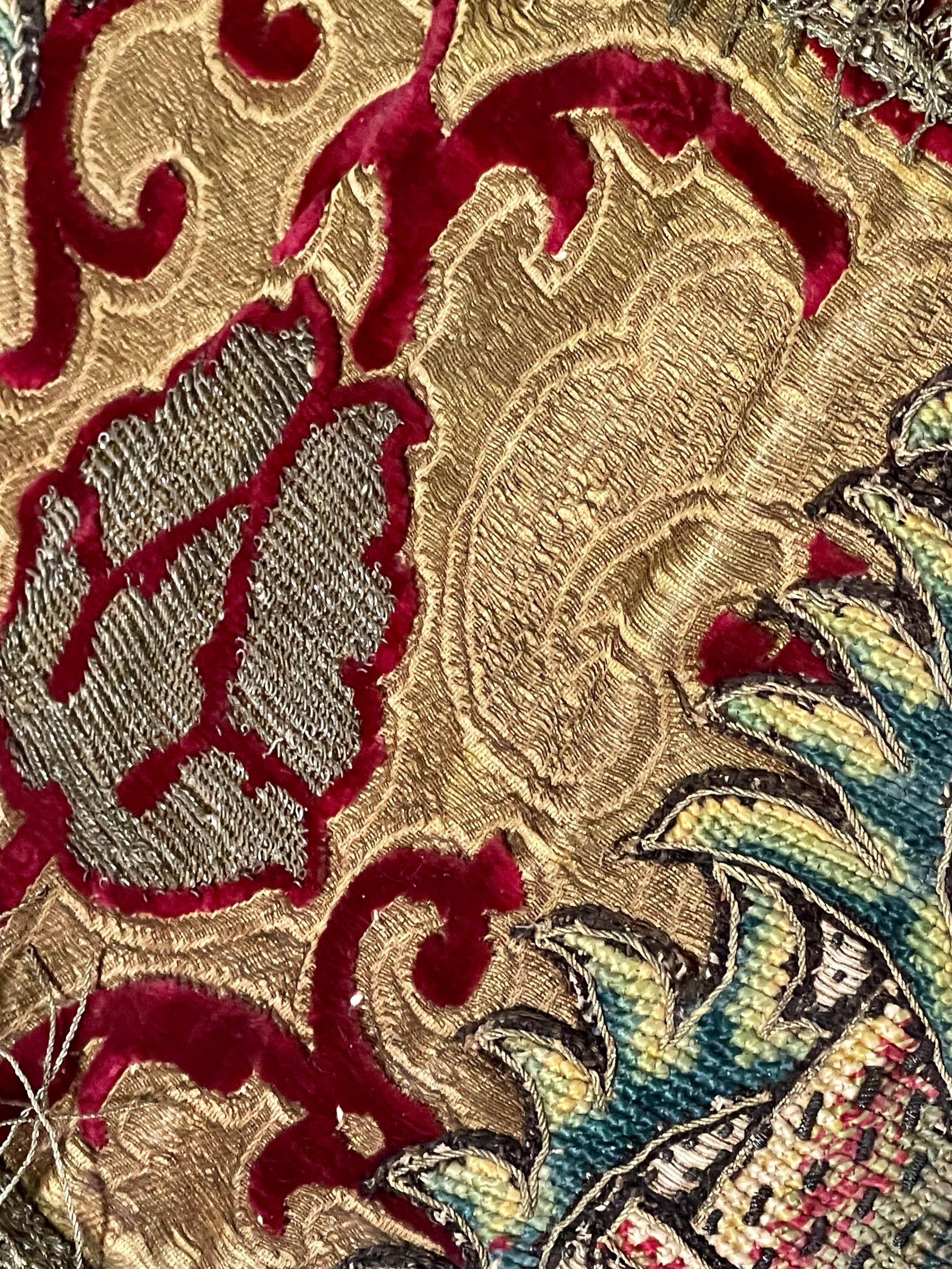 16th Century Renaissance Silk Velvet Valance Pomegranates - Etsy