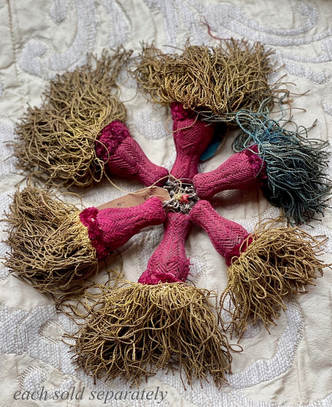 ONE 18th Century Italian Red Silk Tassel - Etsy