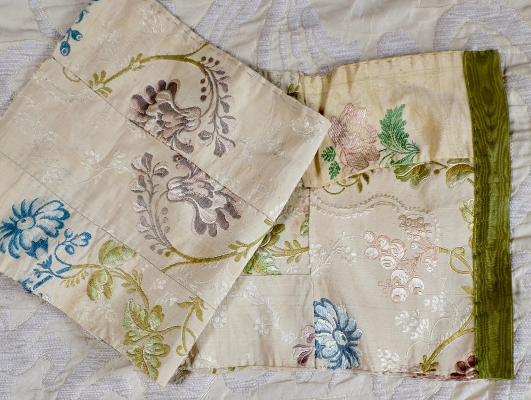 18th Century Spitalfields Silk Brocade Fragment - Etsy UK