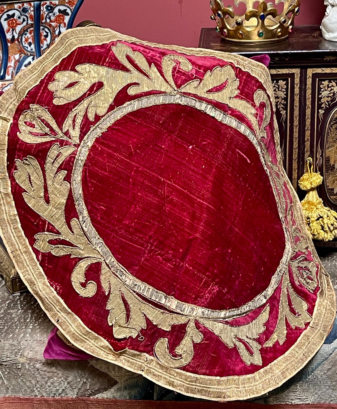 17th Century Silk Velvet Table Cover - Etsy