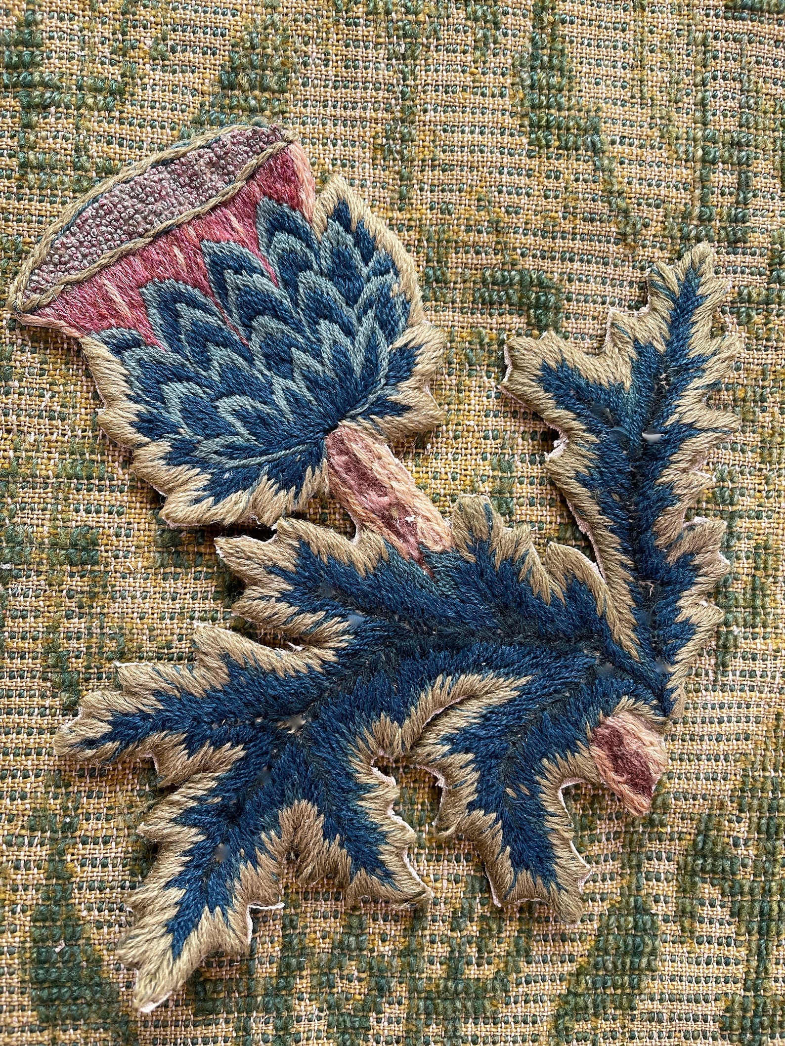 17th Century Crewelwork Jacobean Tree of Life Flower Antique - Etsy UK