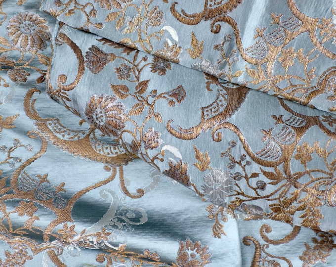 Antique French Silk Fabric Chinoiserie Design - Etsy