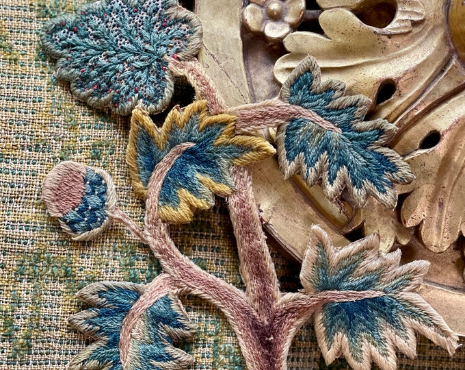 Jacobean Tree of Life Crewelwork Applique - Etsy