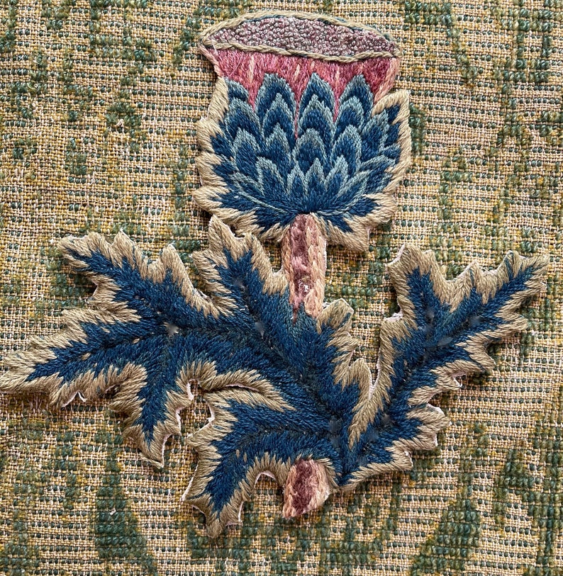 17th Century Crewelwork Jacobean Tree of Life Flower Antique | Etsy UK