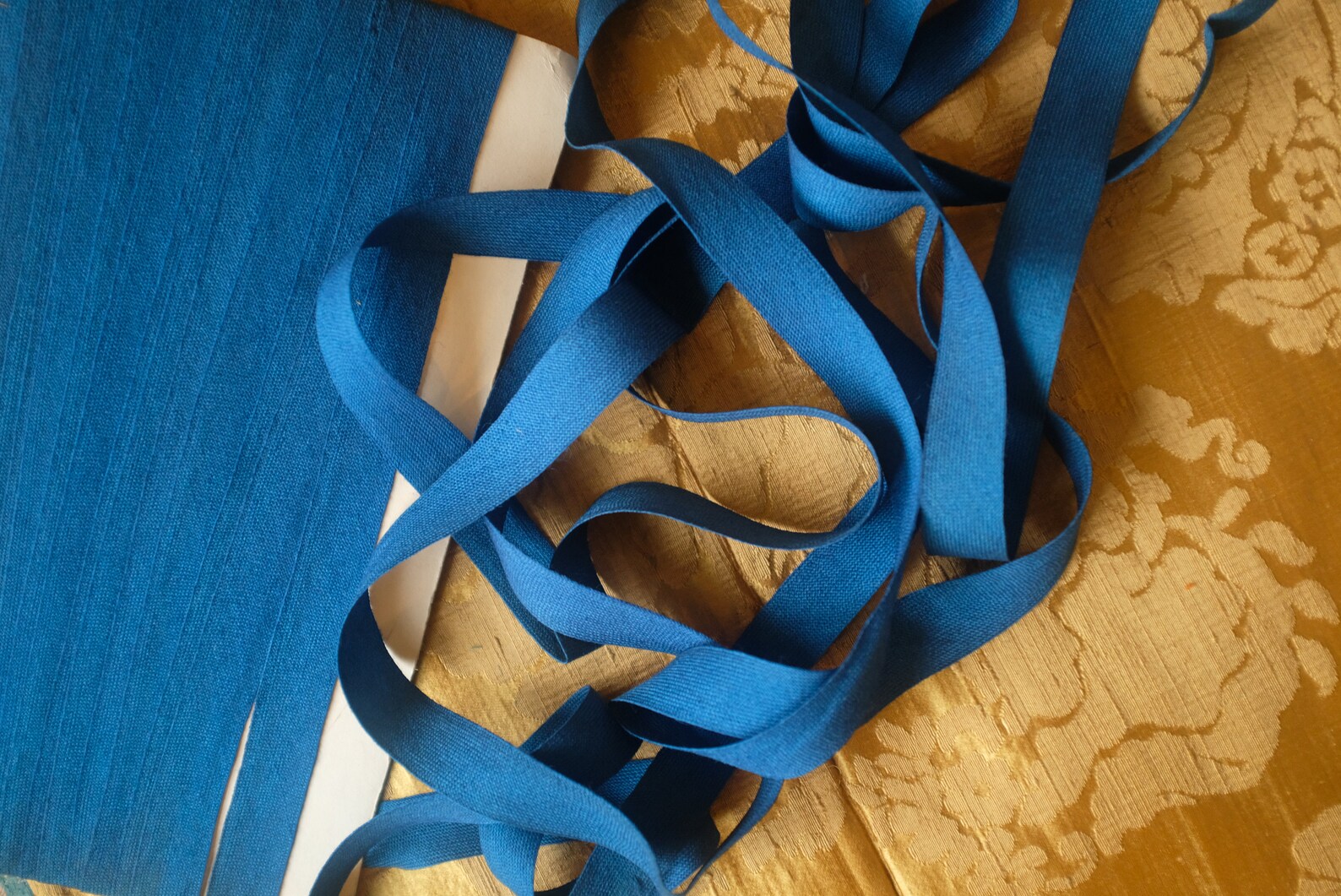 Antique French Silk Wool Braid Trim Peacock Blue | Etsy UK