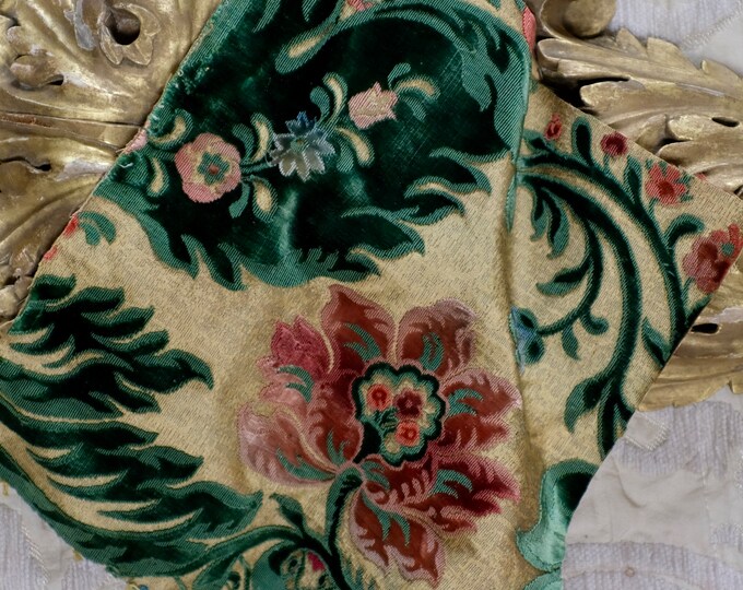 18th Century Cisele Silk Jardiniere Velvet Genoa - Etsy