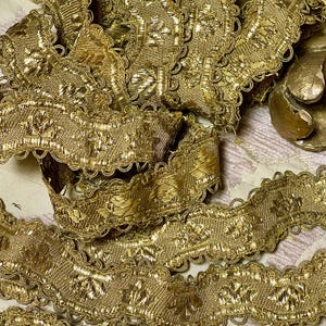 Antique French Gold Metallic Trim - Etsy