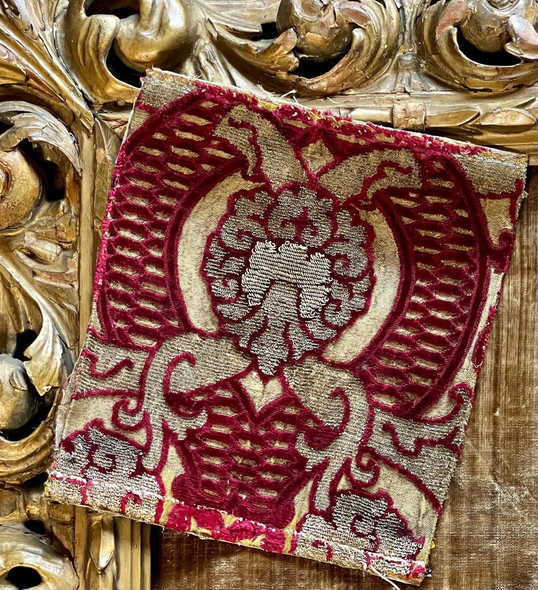 16th Century Renaissance Silk Velvet Pomegranates - Etsy