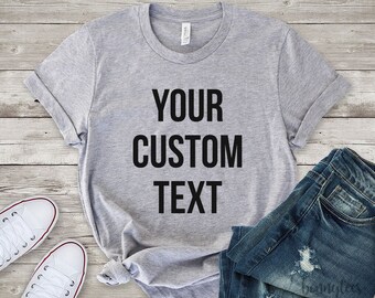 Custom t shirts | Etsy